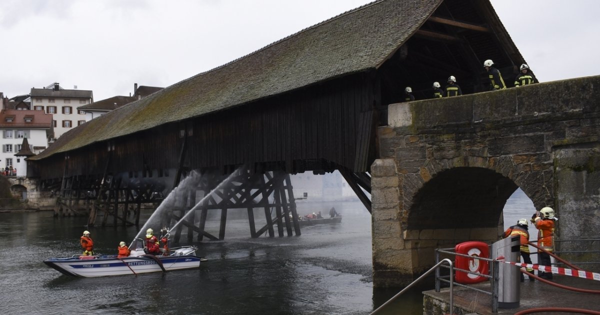 Un'altra sigaretta manda in fumo il ponte di Olten | laRegione.ch