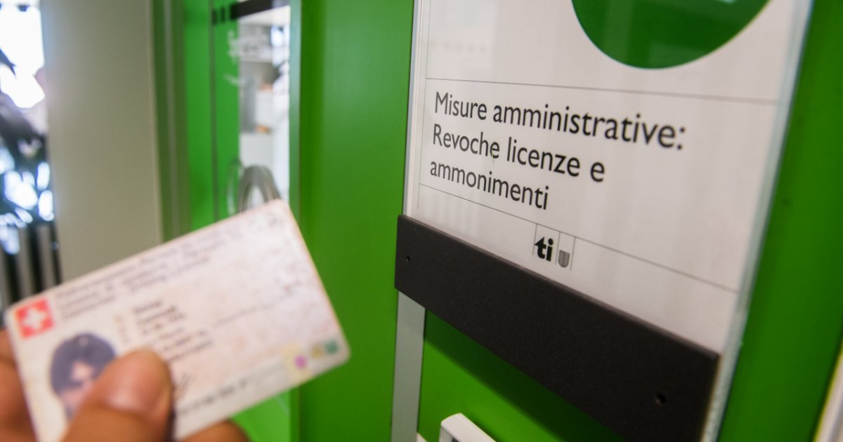 Ritiro patente: segnalate da un privato, ma è tutto a posto | laRegione.ch