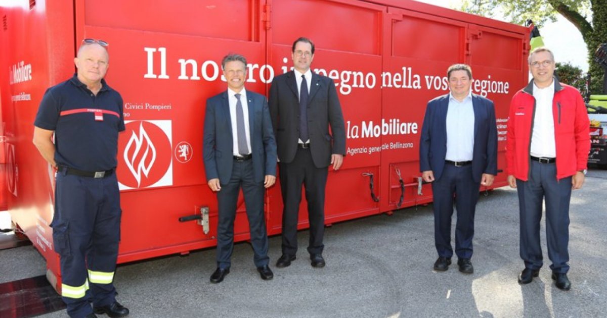 Per i pompieri di Locarno un container in omaggio | laRegione.ch